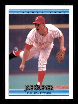 1992 BASEBALL 1992 Donruss Joe Boever Philadelphia Phillies #493 1 | eBay