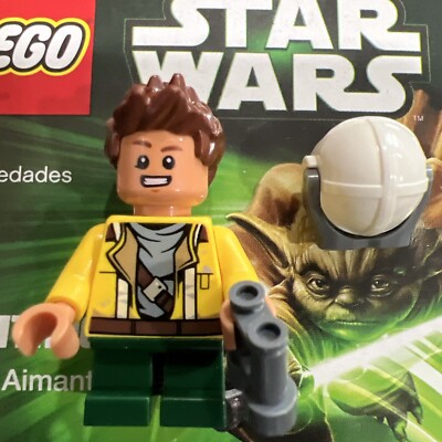 LEGO Star Wars Minifigure SW0753: Rowan - Yellow Jacket, Aviator Cap ...