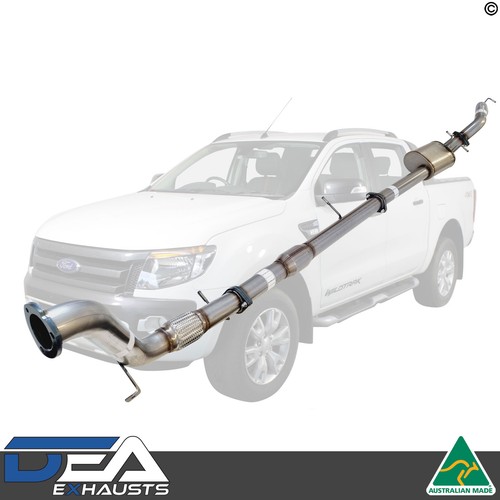 3" Stainless Full Exhaust for Ford Ranger PX 3.2L 2011-2016 Cat and ...
