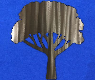 Tree Metal Wall Art Plasma Cut Skilwerx 12 X 11 Forest 3 | eBay