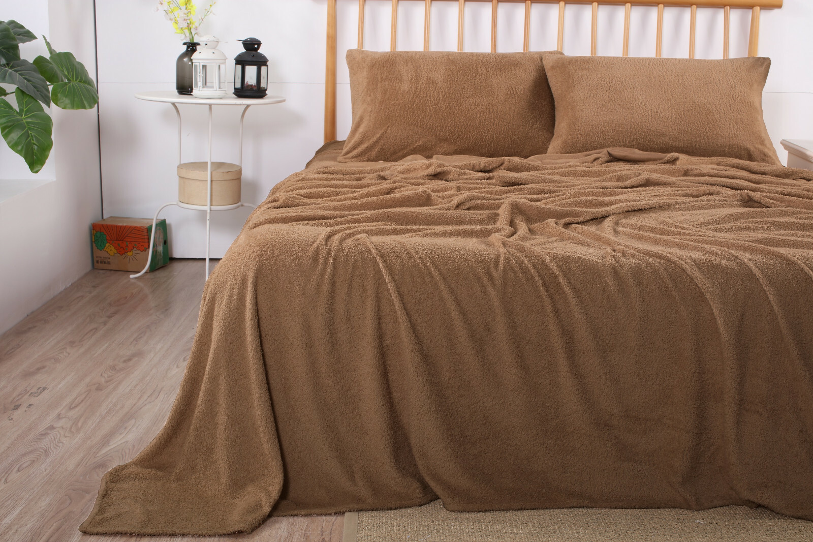 Ramesses Teddy Fleece Sheet Set | Ultra Warm Fluffy Teddy Fleece Sheets ...