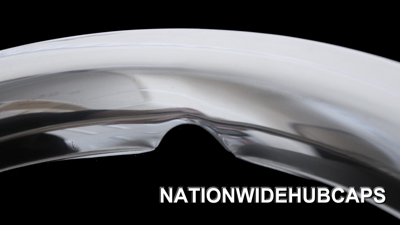 SET OF 4 15" Stainless Steel Wheel Trim Rings Beauty Rims Glamour Ring ...