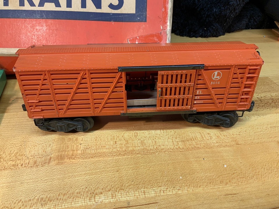 Lionel 3656 Stock Car Cattle Car w/Pen, Instructions, Cattle | eBay