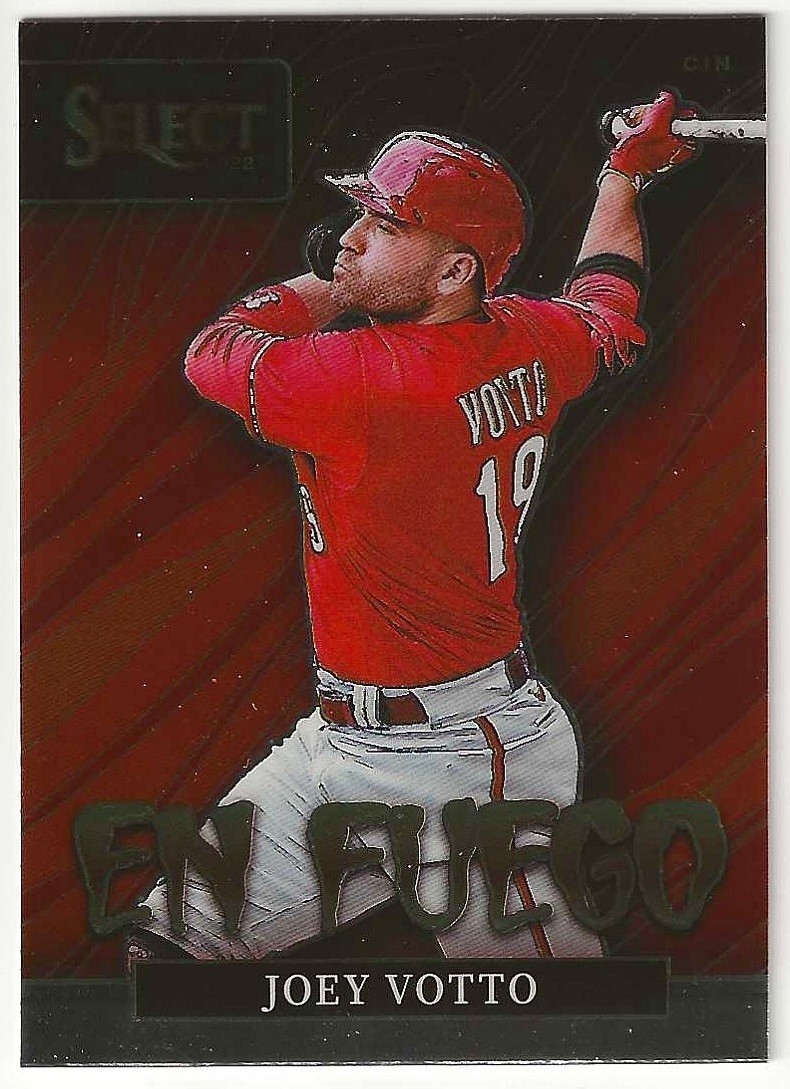2022 Panini Select JOEY VOTTO Insert EN FUEGO Card REDS | eBay