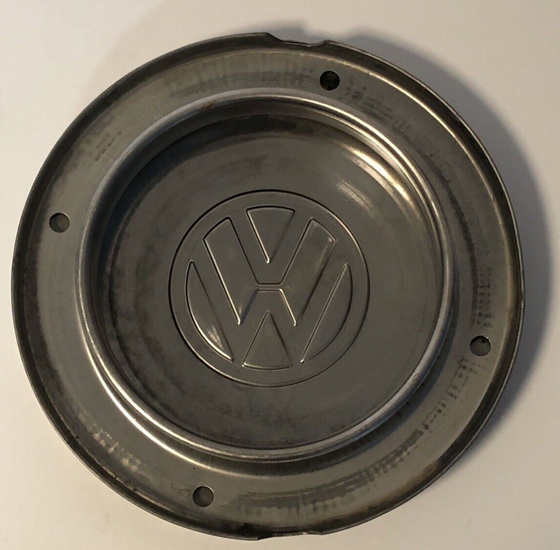 1970s 1980s Volkswagen Hubcap Center Cap Jetta Dasher Rabbit Chrome 8 ...