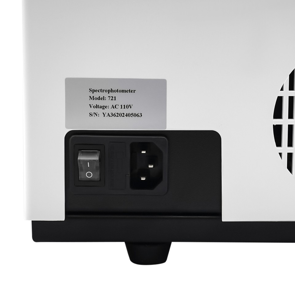 Digital display visible spectrophotometer 721 Professional vis ...