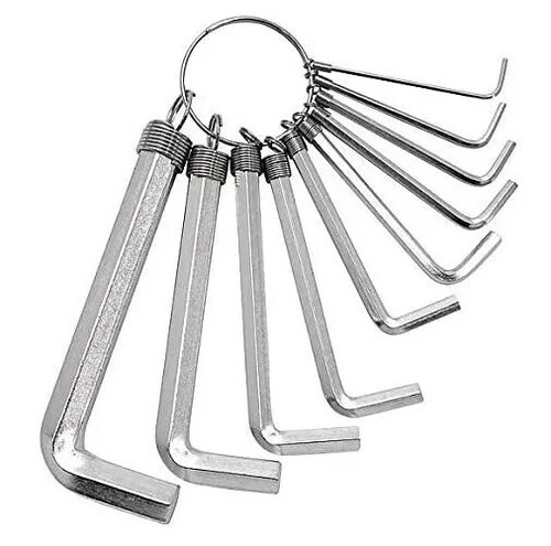 10x Metric Allen Key Hex Set Kit Allan Alan Alen Anti Rust Set 1.5mm ...