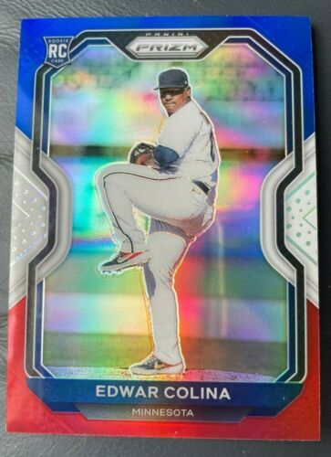 2021 Panini Prizm Red White Blue Edwar Colina RC Minnesota #51 | eBay