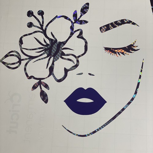 Female Face Beauty Vinyl Wall Decal Beauty Studio Door Sticker Cosmetic ...