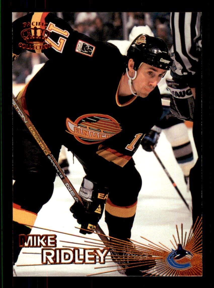 1997-98 Pacific Hockey Copper #206 Mike Ridley Vancouver Canucks | eBay