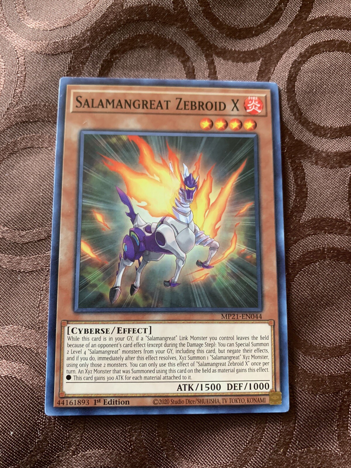 Yu-Gi-Oh! TCG Salamangreat Zebroid X 2021 Tin of Ancient Battles MP21-EN044 1st | eBay
