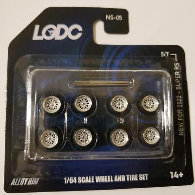 LODC Series 2 10mm Super RS Wheels S2 5/7 Chrome Rim with Chrome Insert ...
