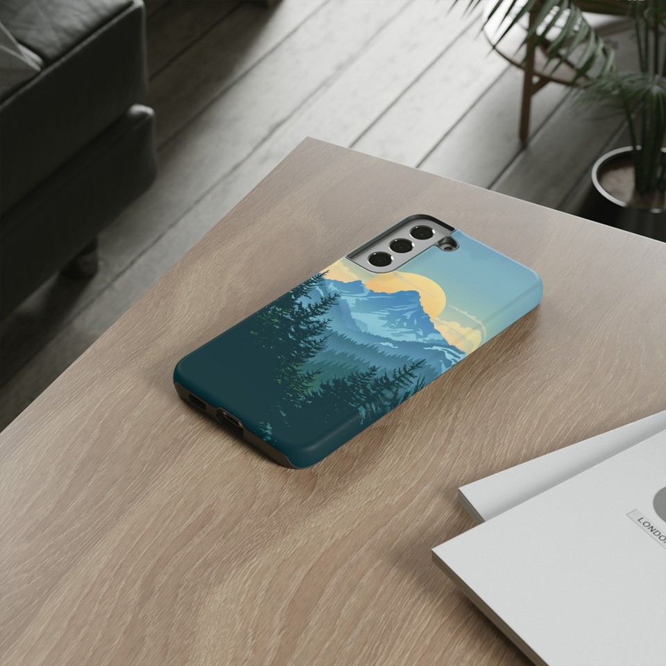 Minimalist Style Great Outdoors Scene, Tough Case, for iPhone and ...