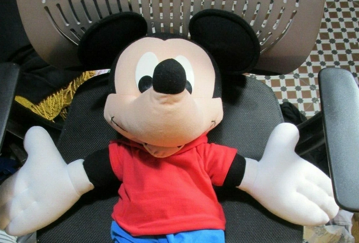 Large Stuffed Talking Mickey Mouse