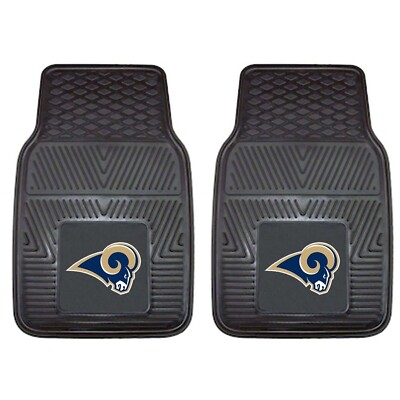 Football NFL Gold Los Angeles Rams Rubber Floor Mats Heavy Duty Rubber ...