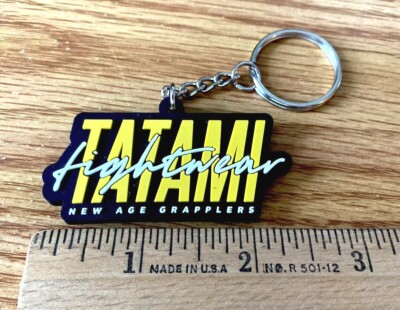 TATAMI Keychain Key Ring Tatami Fight-wear Brand New Age Grapplers BJJ ...