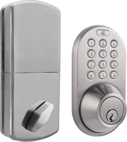 Milocks DF-02SN Electronic Keyless Entry Touchpad Deadbolt Door Lock ...