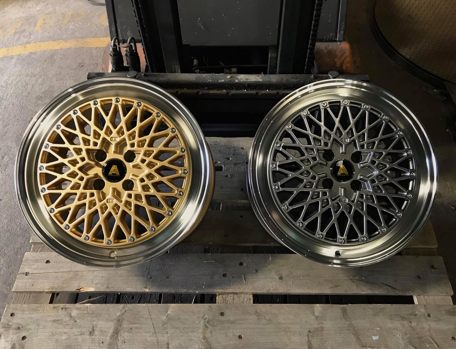 Autostar Minus 17" x 8" 5x100 et30 alloys fit VW Golf Mk4 POLO SEAT ...