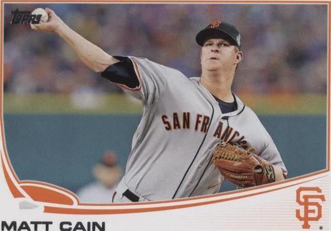 2013 Topps - Matt Cain #587 for sale online | eBay