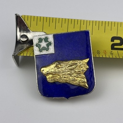 U.S. Military 40th Infantry Regiment DI DUI Insignia Crest Pin Clutch ...