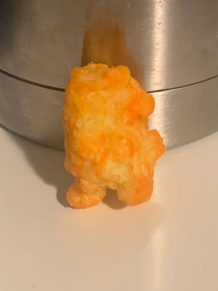 Among Us crewmate shaped Cheeto | eBay