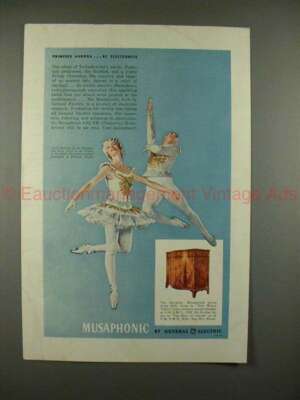 1943 GE Musaphonic Radio Ad, Alicia Markova Anton Dolin | eBay