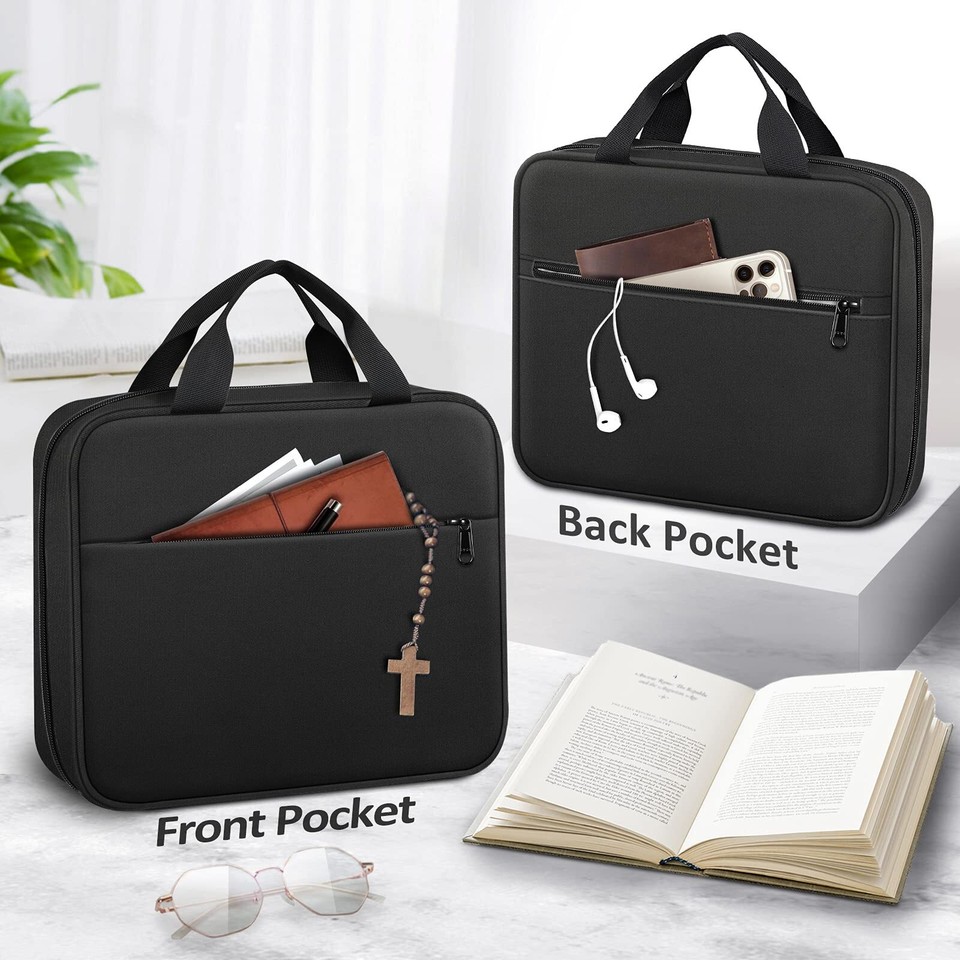 Extra Large Bible Cover Carrying Book Case Church Bag Bible Protective ...