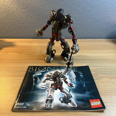 LEGO Bionicle Titans - “ MAKUTA “ ( Set # 8593 ) 100% Complete w ...