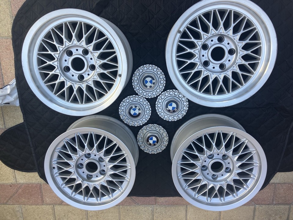 BMW E28 M5 E24 M6 E30 M3 16 BBS #5 OEM Factory Wheels “Staggered” | eBay