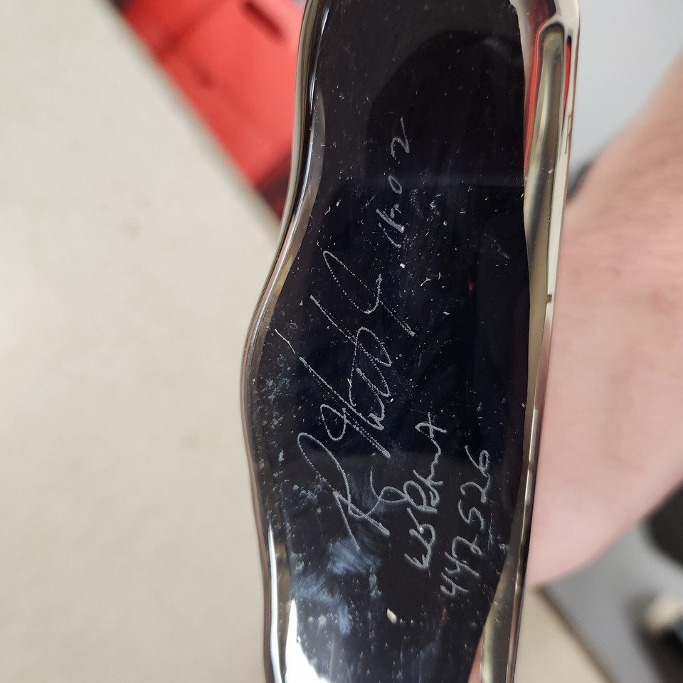 The Glass RH Putter Black with Item Number Signature By Ray Matthews W ...