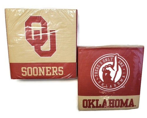 NCAA Oklahoma Sooners Lot of 2 Napkin Packs Sports Parties Tailgates ...