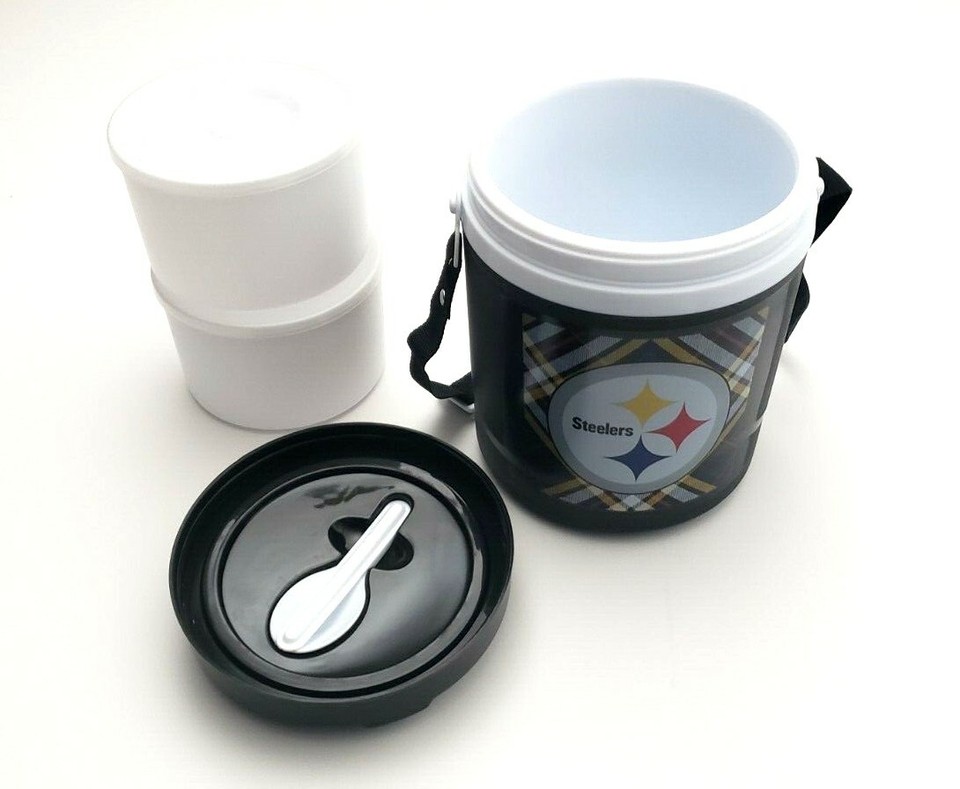 Pittsburgh Steelers NFL 63 Oz 3 in 1 Thermal Food Container Jar w ...