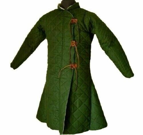 Medieval Thick Padded Gambeson, Aketon Coat Armor, cotton sac lerp off ...