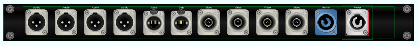 Custom Patch Panel Amplifier Rack Audio PowerCon, Ethercon, XLR, BNC ...