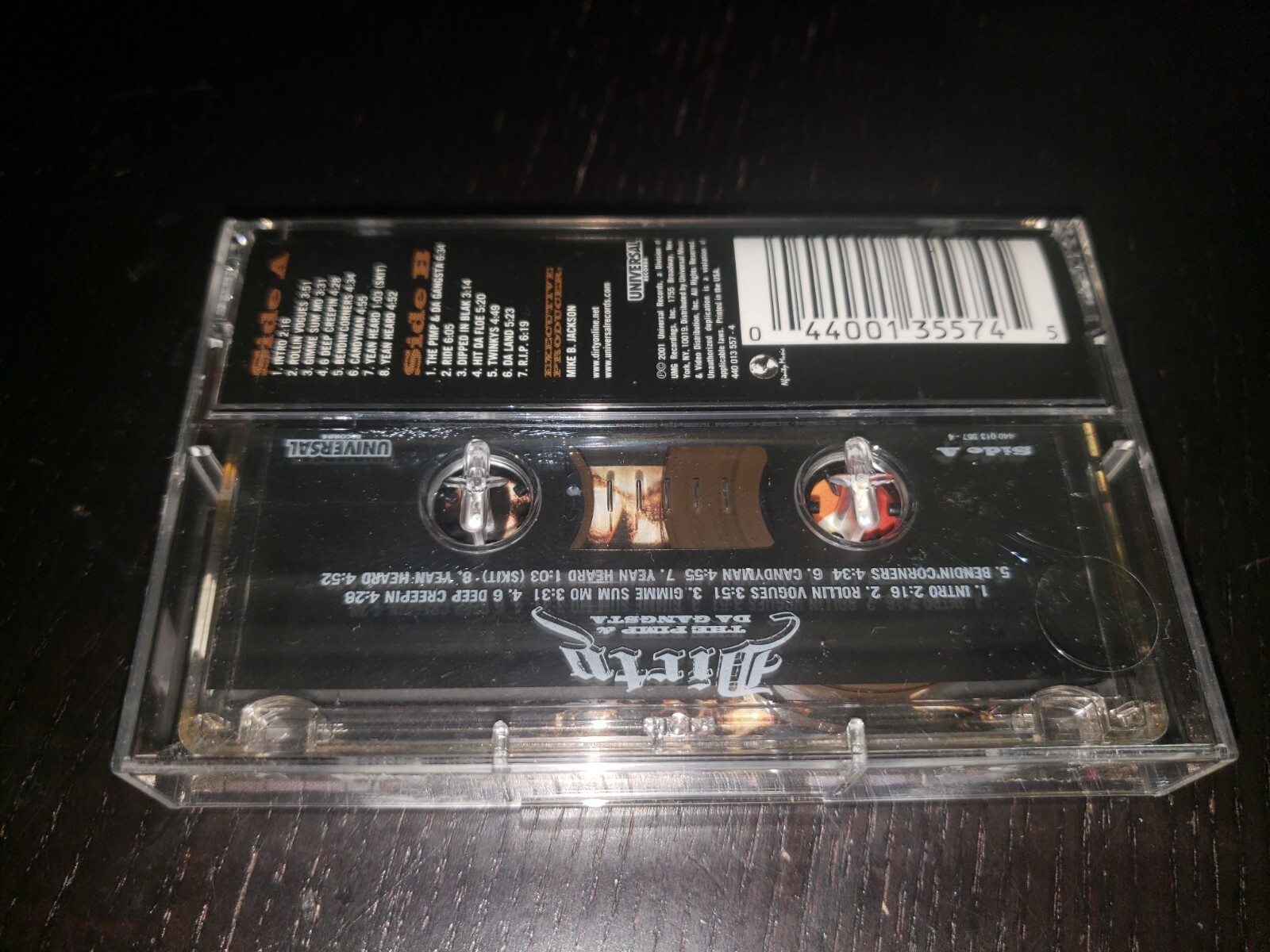 Dirty The Pimp & Da Gangsta Cassette Universal Records 2001 | eBay