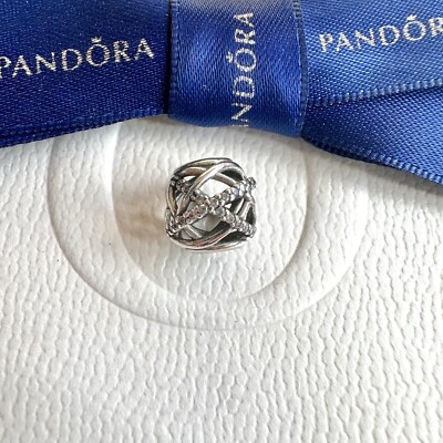 Authentic Sterling Silver Pandora Galaxy Openwork Cubic Zirconia Charm ...