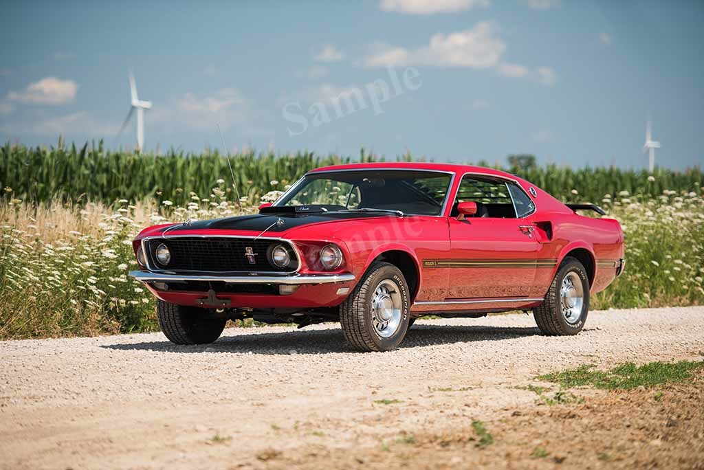 1969 Mustang Mach 1 Red