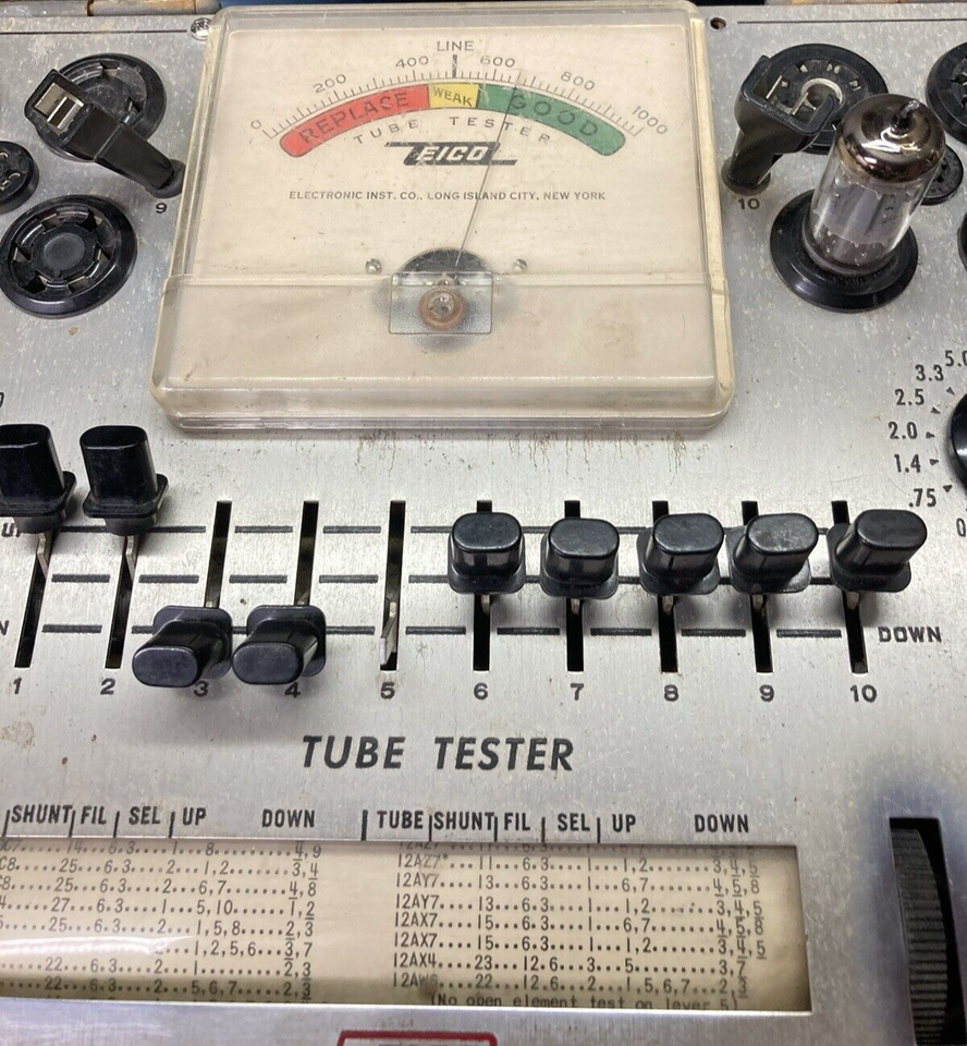 Mullard Electron Tube 12AX7 White Brand Print Residue on Tube Original ...