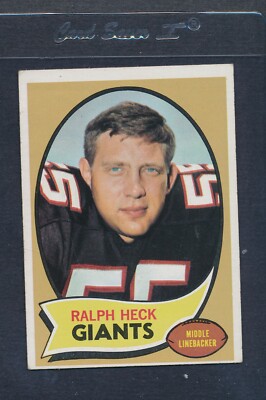 1970 Topps #127 Ralph Heck Giants EX *5109 | eBay