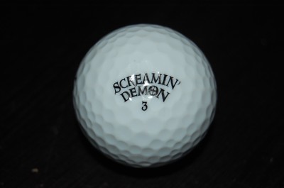 GOLF BALL LOGO SCREAMIN` DEMON | eBay