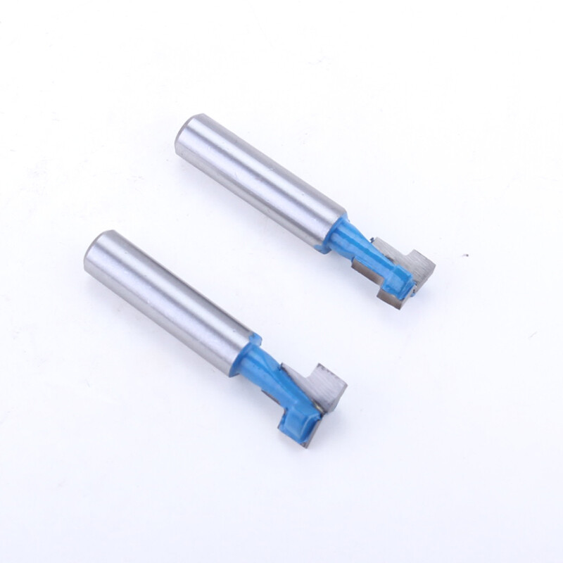 2PCS 8mm Shank T-Slot Cutter Router Bit for 3/8" 1/2" Hex Bolt Wood ...