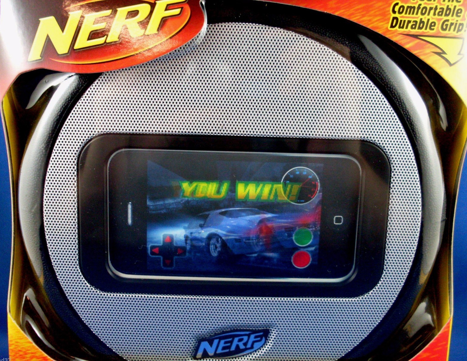 HASBRO NERF iPhone iPod Touch Wheel Speaker Man Cave Executive Gift ...