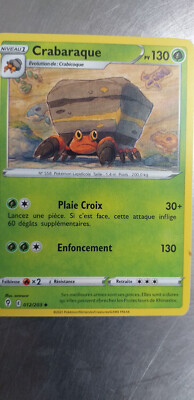 Card Pokemon Crabaraque 012/203 Évolution Heavenly, Dated Booster ...