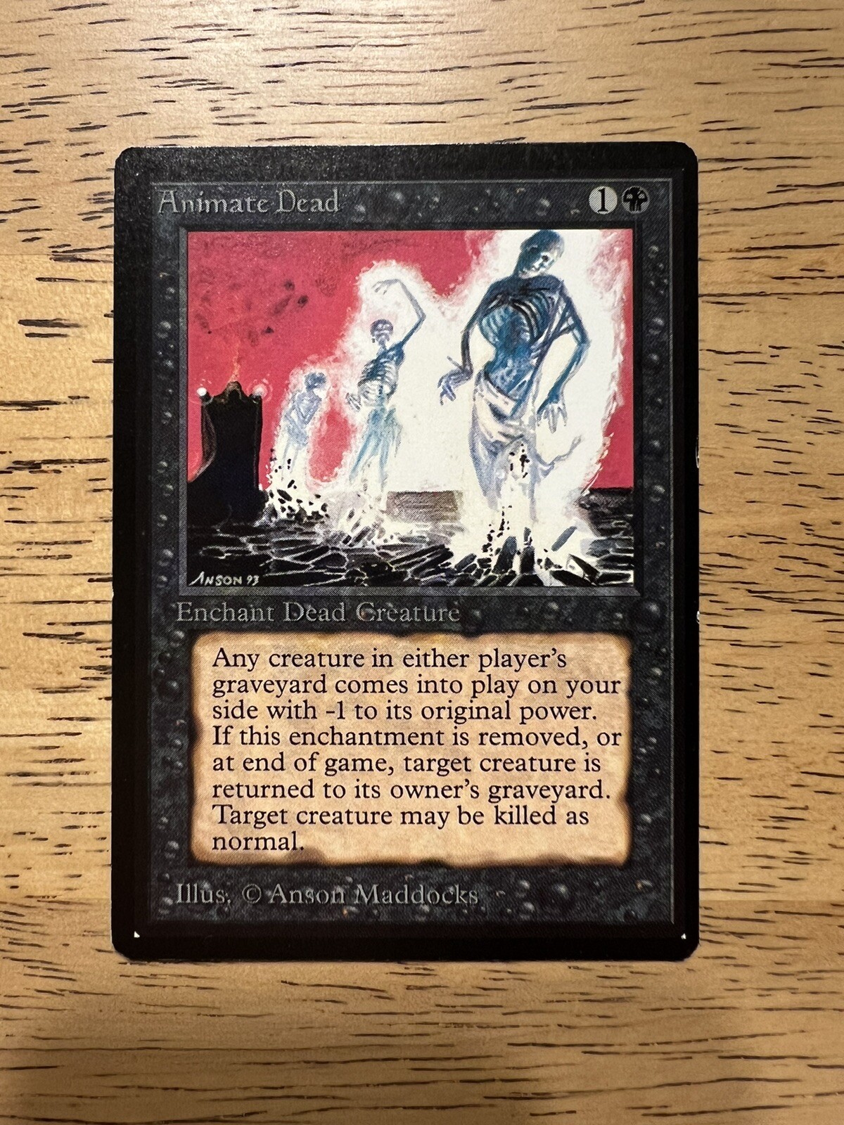 MTG Animate Dead Beta- LP | eBay