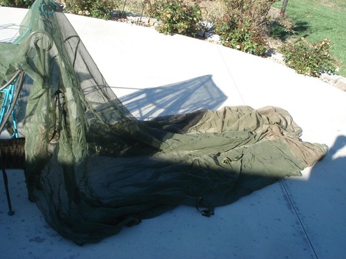Vintage US Military Cover For Cot Mesh Mosquito 1960s Nylon Field ...