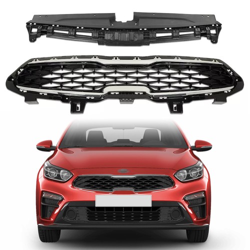 2PCS For Kia Forte 2019-2021 Front Upper Grille Radiator Sight Cover ...