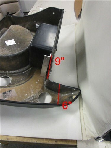 TRACKER TARGA FIBERGLASS DASH CONSOLE F144335697 335697 GREY / BLACK ...