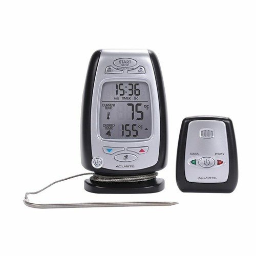 ACURITE DIGITAL WIRELESS REMOTE MEAT PROBE THERMOMETER BBQ SMOKER OVEN ...