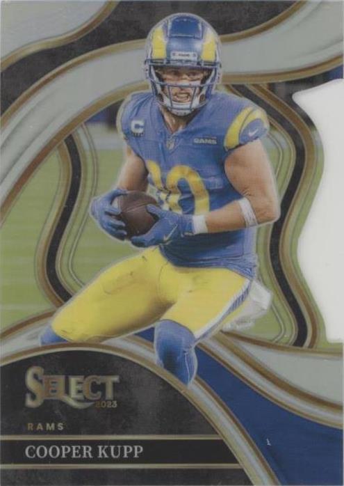 2023 Panini Select - Club Level Cooper Kupp #284 Silver Prizm Die-Cut ...