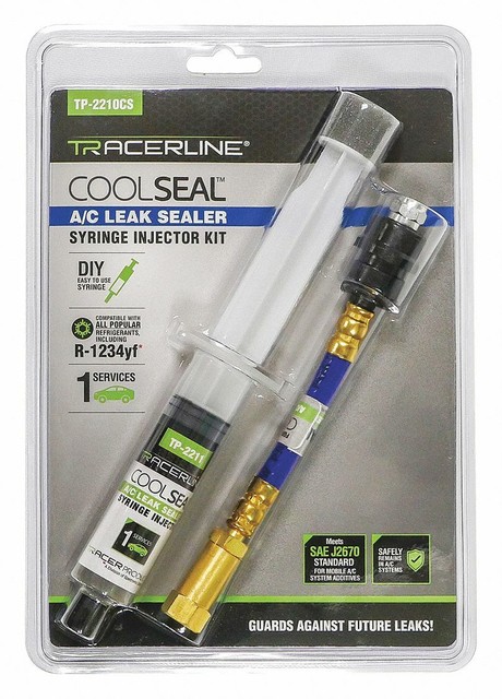 TP2210CS Cool Seal Air Conditioner Leak Sealer Injector Kit - 1 oz Pre ...